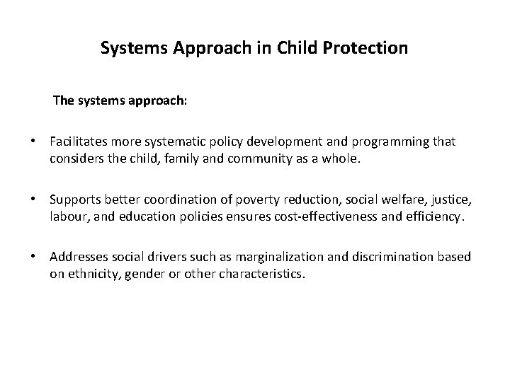 Child Labour in the context of Child Protection