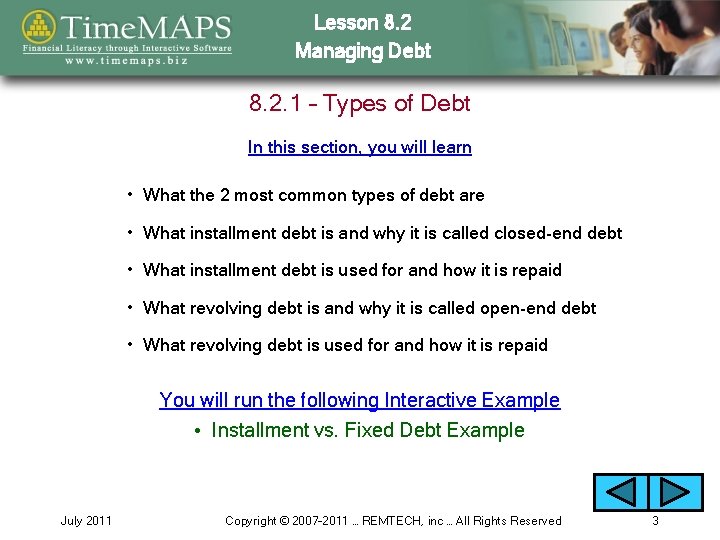 Lesson 8 2 Managing Debt Introduction Most of