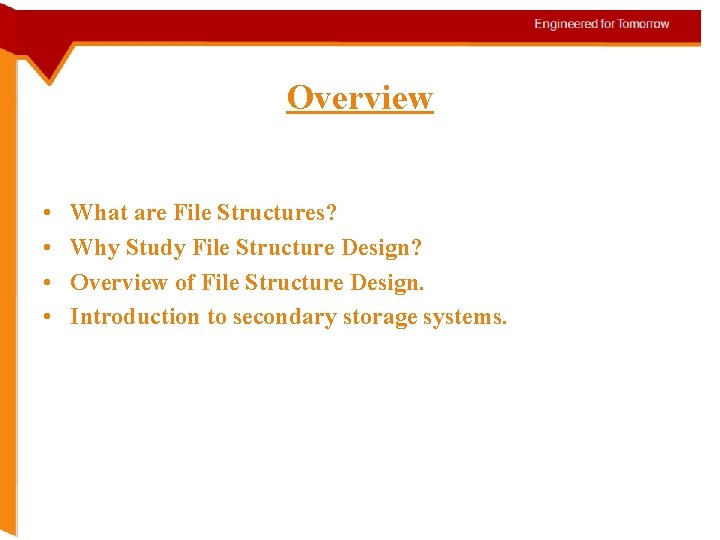 Subject Name File Structures Subject Code 10 IS