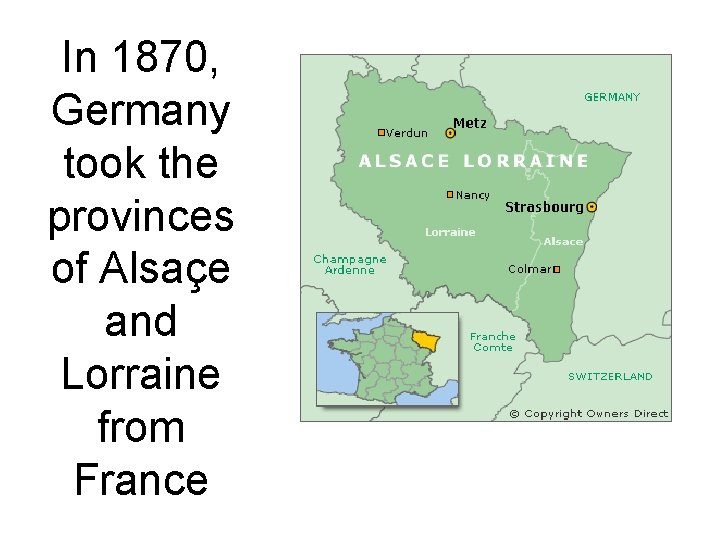 World War I review questions notes Geographic divisions