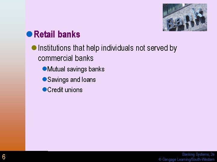 1 THE BUSINESS OF BANKING 1 1 1