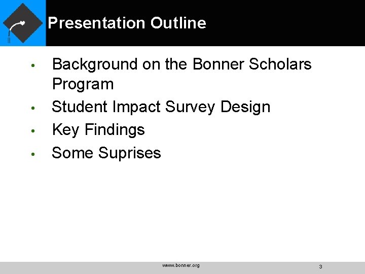 The Bonner Program Student Impact Survey Report Access