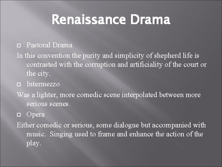The Renaissance and Shakespeare GHS Brief History Cultural