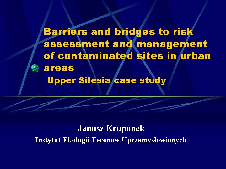 Barriers and bridges to risk assessment and management