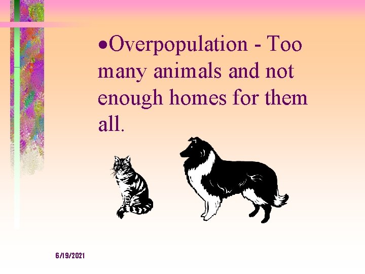 Using statistical data to solve a reallife community