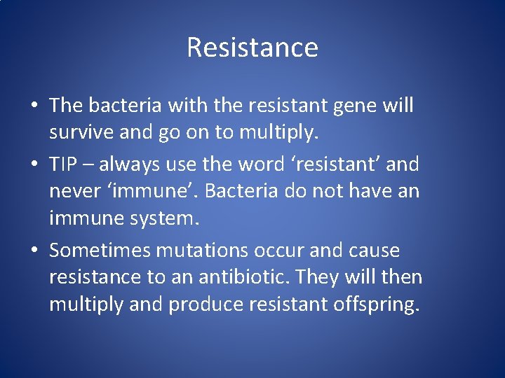 MRSA Learning Objectives To explain how antibiotic resistance