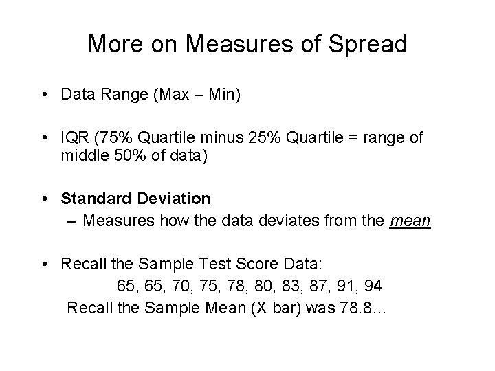 Section 1 2 Describing Distributions with Numbers Types