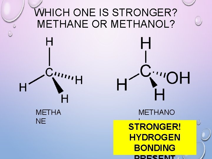 UNIT 4 COVALENT BONDING DAY 8 INTERMOLECULAR FORCES