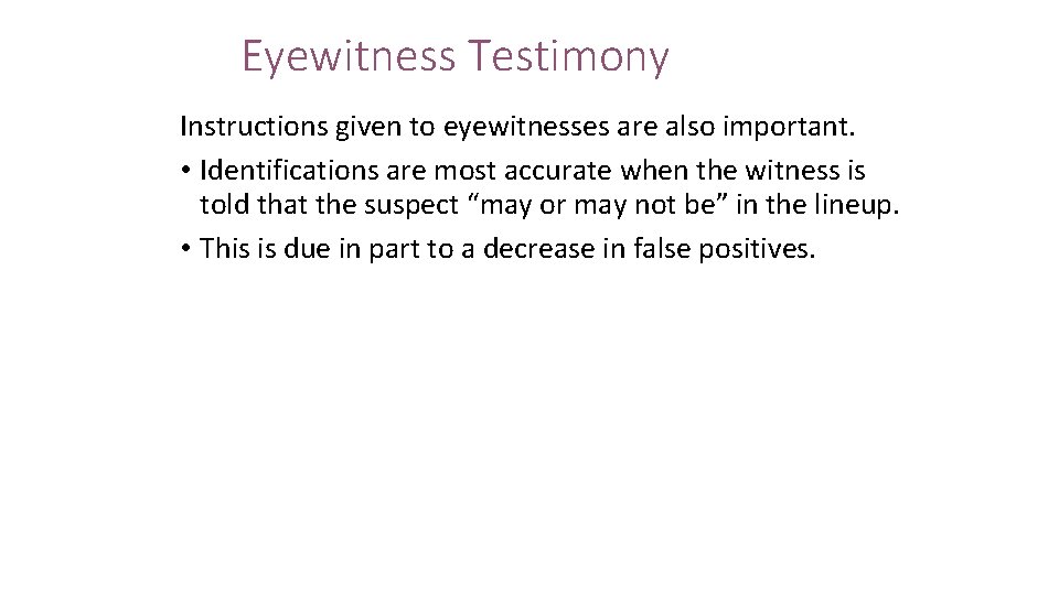 Eyewitness Testimony A Kent Van Cleave Jr Ph