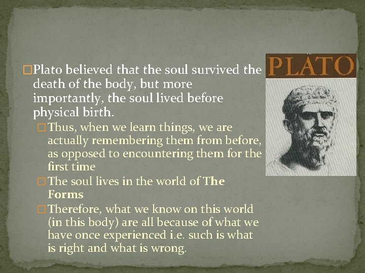 Life After Death The Soul Plato Lesson 2