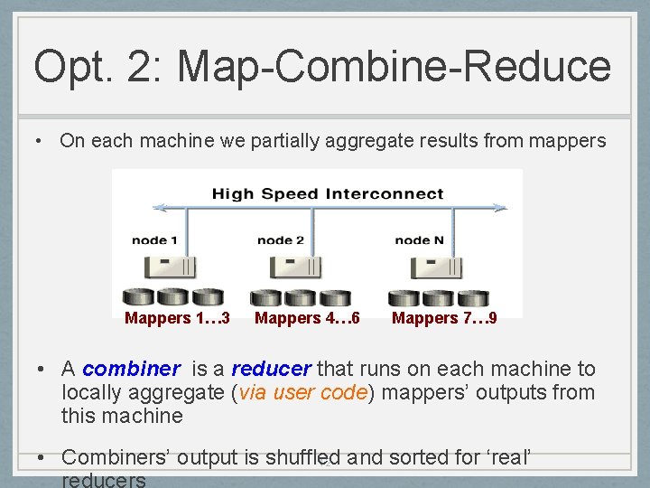 CS 525 Big Data Analytics Map Reduce Computing