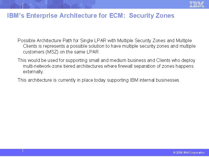 z Linux Measurements and Architecture Clea Zolotow Senior