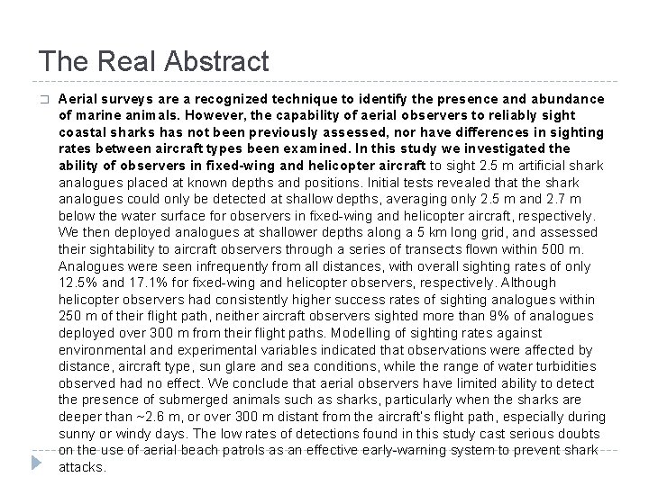 How To Write An Abstract Summer 2017 Importance