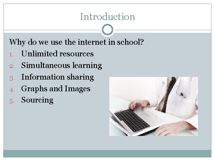 Safe Internet Use COACH MARKUS Objectives Introduce why