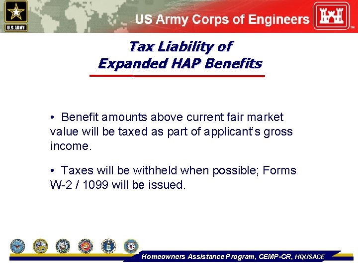 Homeowners Assistance Program HAP for BRAC 05 Impacted