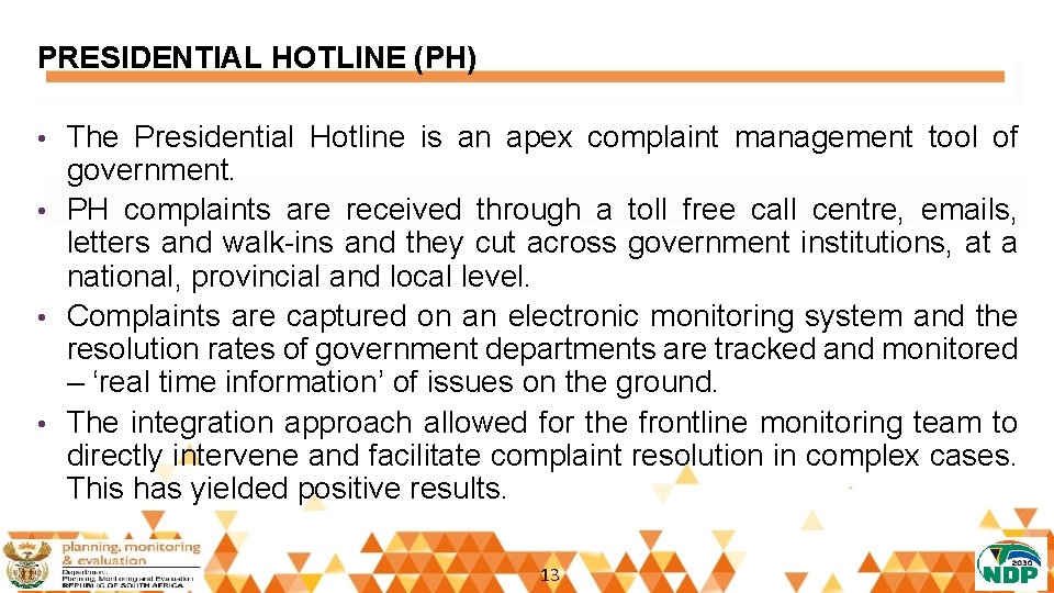 Frontline Monitoring and Citizen Based Monitoring Tools Portfolio