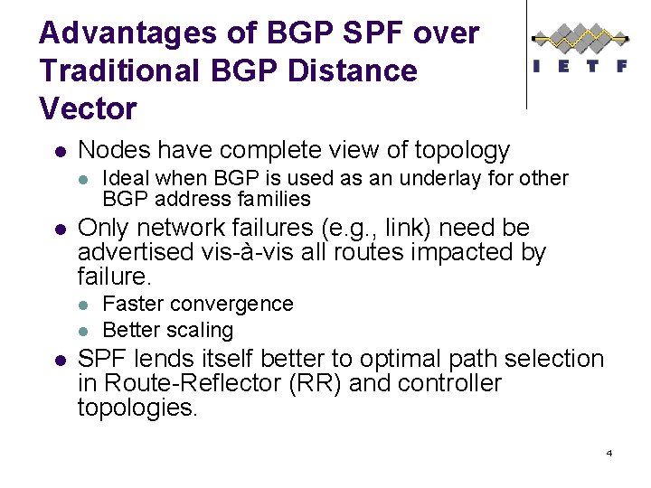 BGPBased SPF RTGWG Jan 2017 Keyur Patel Arrcus