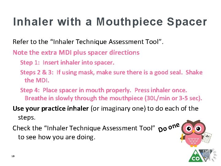 Applying Best Practice Asthma Care in Schools A
