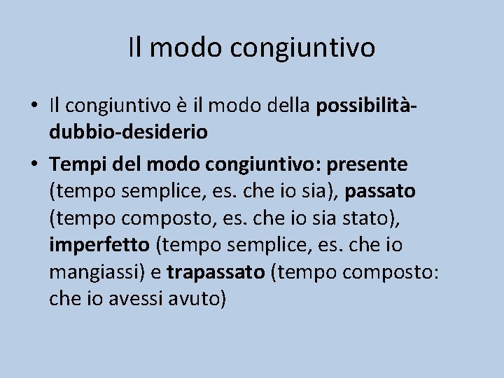 Morfologia del verbo Latino I anno Dott ssa