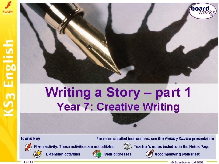 Writing a Story part 1 Year 7 Creative
