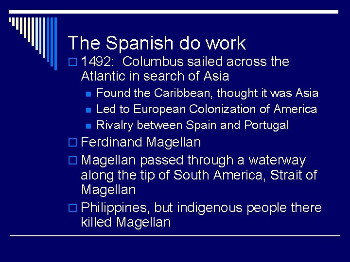 Chapter 17 An Age of Exploration and Expansion