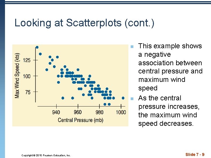 CHAPTER 3 Describing Relationships 3 1 Scatterplots and