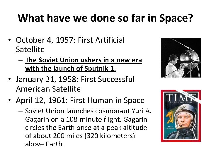 Life in Outer Space How Humans Meet Their