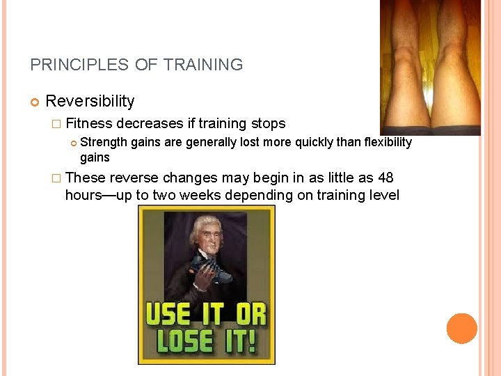 PRINCIPLES OF TRAINING FACTORS INFLUENCING TRAINING POTENTIAL Somatotype