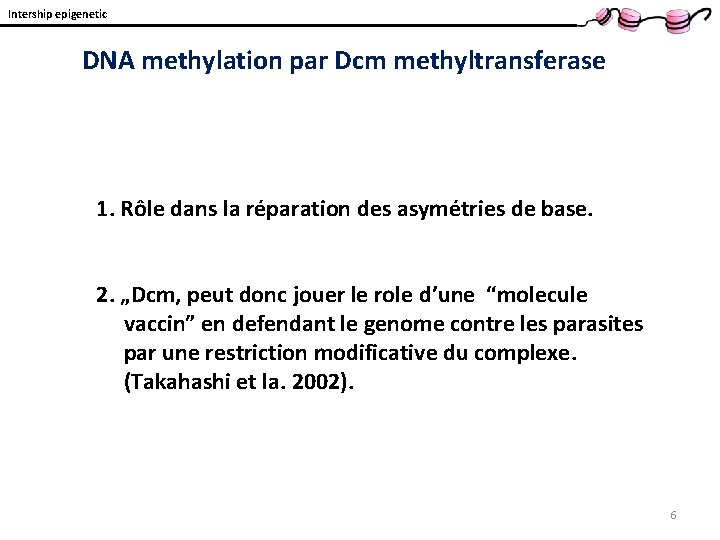 Stage epigenetic Stage DNA methylation of lambda DNA