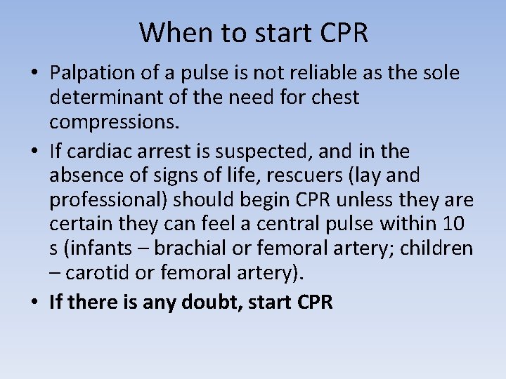 PBLS PALS NLS According to European Resuscitation Council