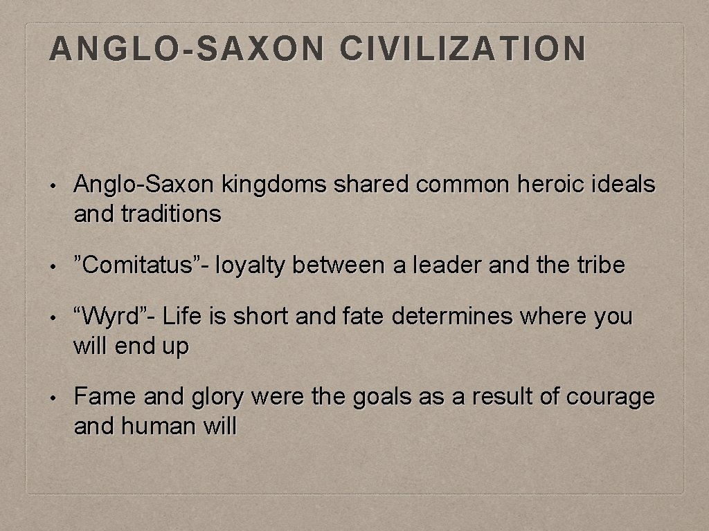 THE ANGLOSAXONS 449 1066 THE GERMANIC INVASIONS Britons