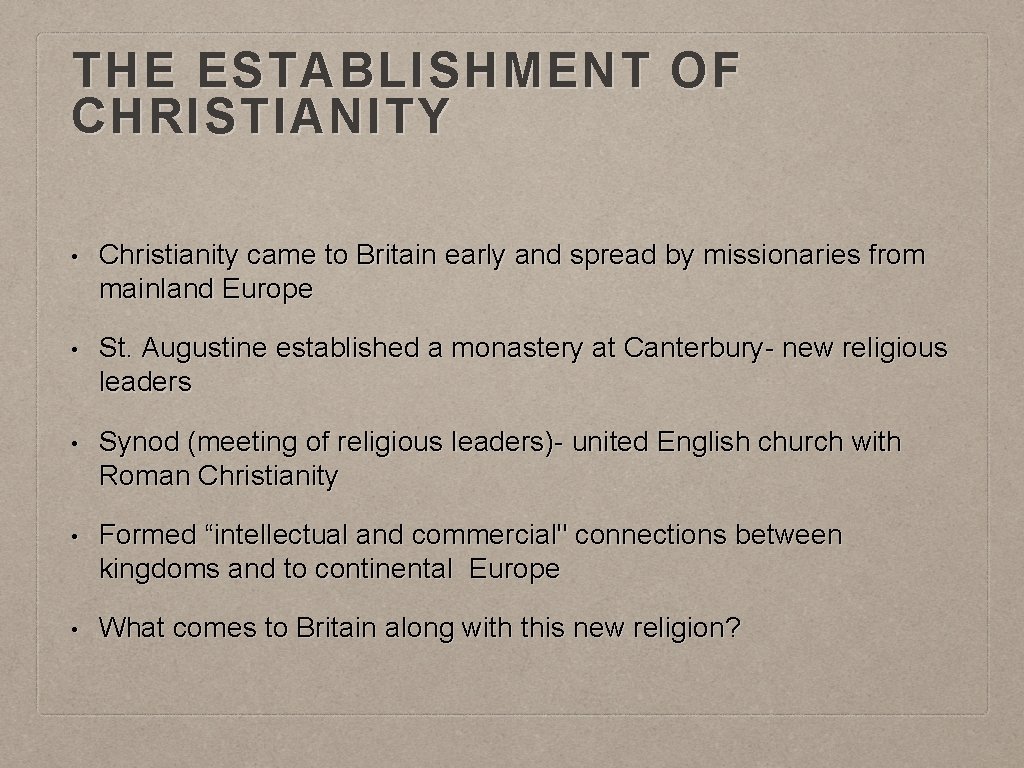 THE ANGLOSAXONS 449 1066 THE GERMANIC INVASIONS Britons