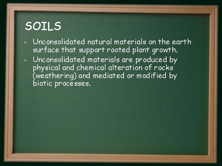 SOILS Vegetated surface covers over 11 5 billion