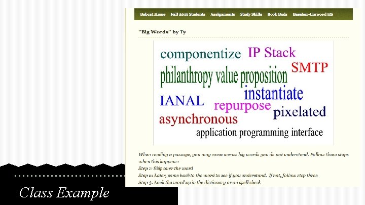 Creating a Classwebsite How and Why GSUTQP Technology