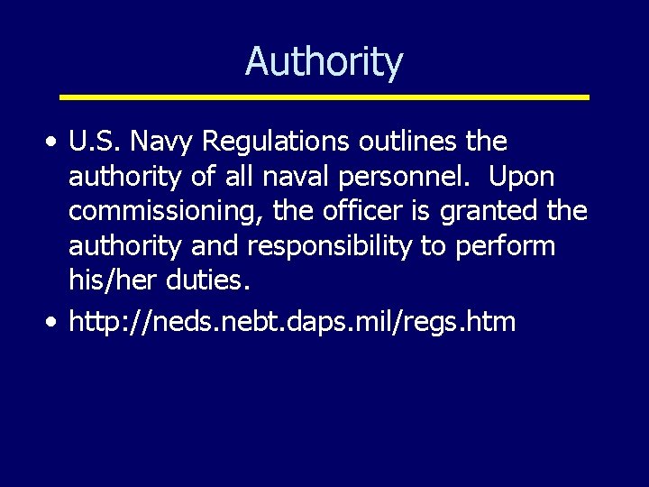 INTRO TO NAVSCI Shipboard Organization and Military Duties