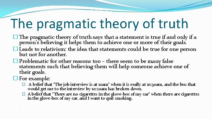 Theory of Knowledge TOK Lecture 4 The nature
