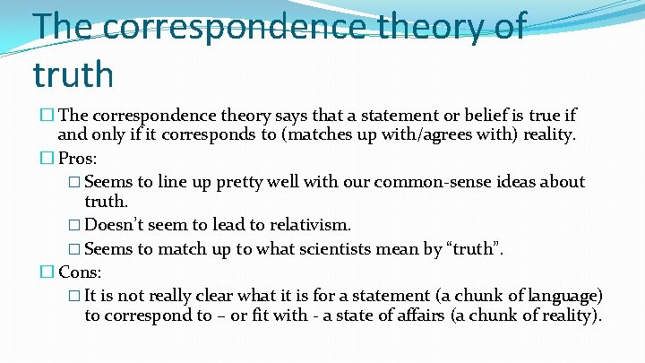 Theory of Knowledge TOK Lecture 4 The nature