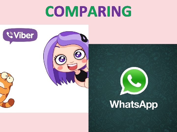 WHATSAPP Messaging V apps VIBER THE AIMES OF