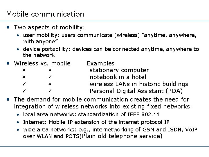 Mobile Communications Overview Introduction Use cases applications ...
