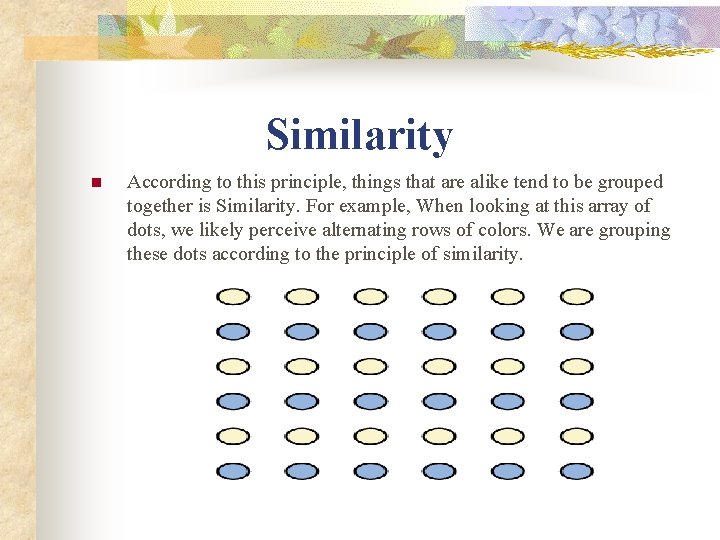 Sensation and Perception By Course Instructor Samreen Umar