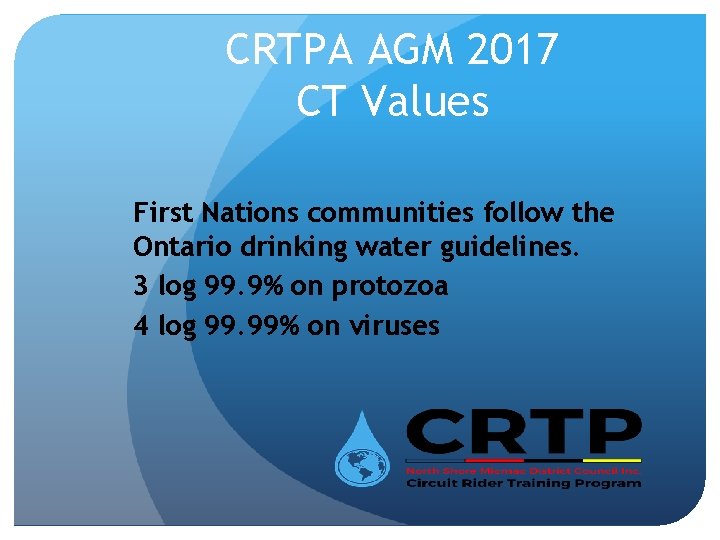 CRTPA AGM 2017 CT Values Dan Lanteigne CRTPA