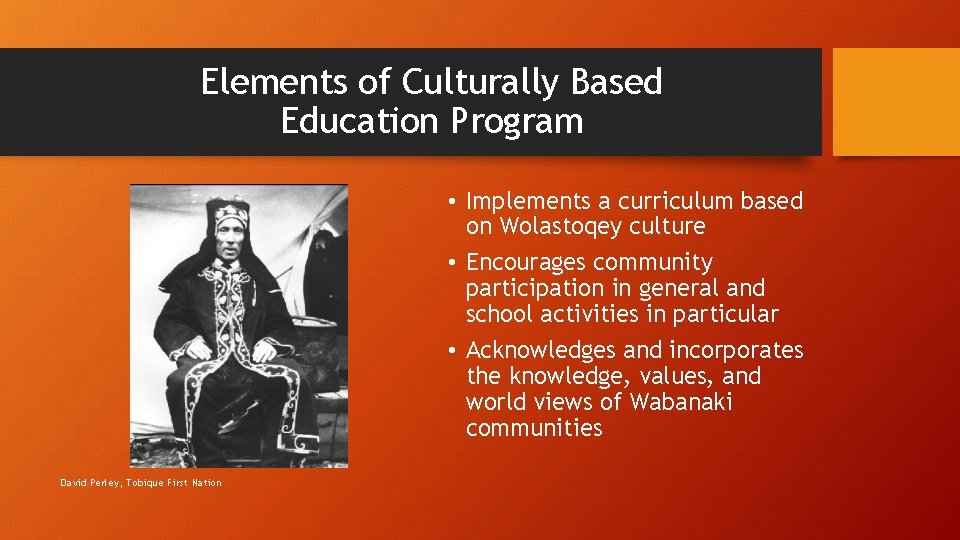 CulturallyBased Education By David Perley March 25 2021