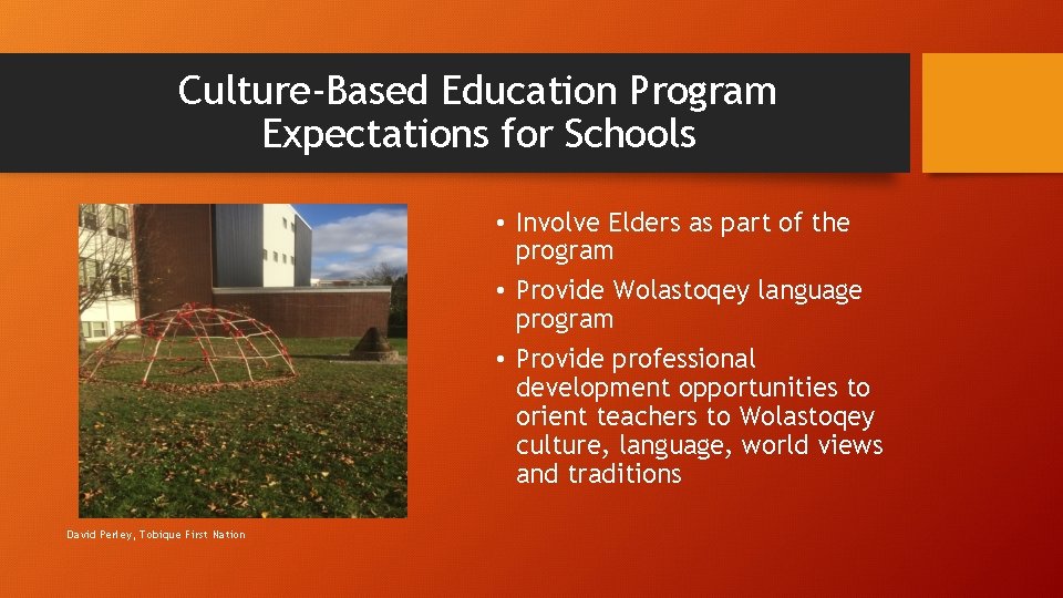CulturallyBased Education By David Perley March 25 2021