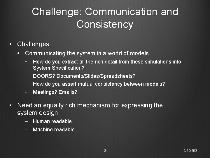 Cube Sat Challenge Team Using MBSE for Operational