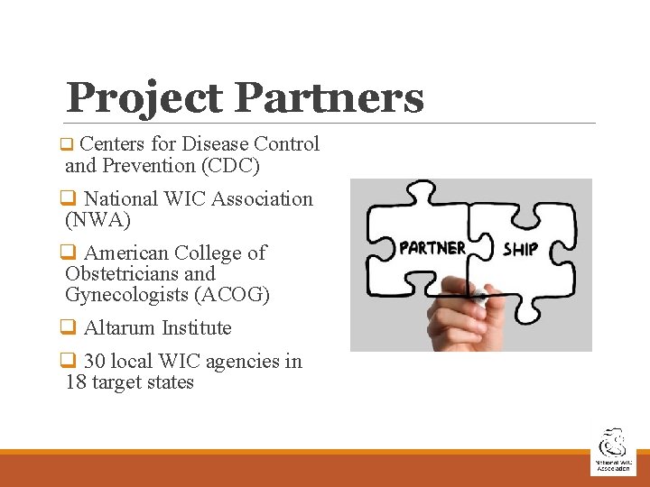The Power of Partnerships to Prevent Chronic Disease