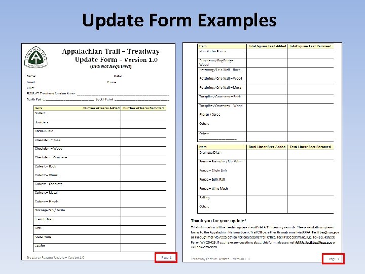 Facility Management Updates and Next Steps TrailWide Facility