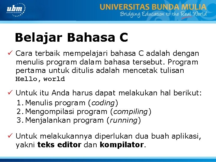 BAB I PENDAHULUAN Pengenalan Algoritma Sejarah Bahasa C