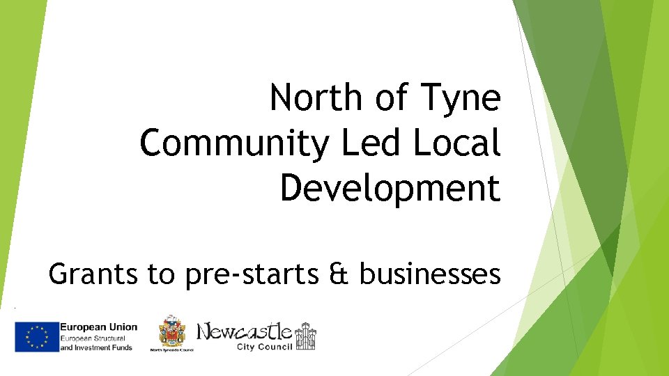 North of Tyne Community Led Local Development Grants