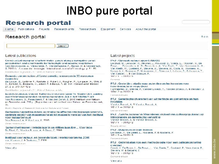 Deployment of a corporate Current Research Information System