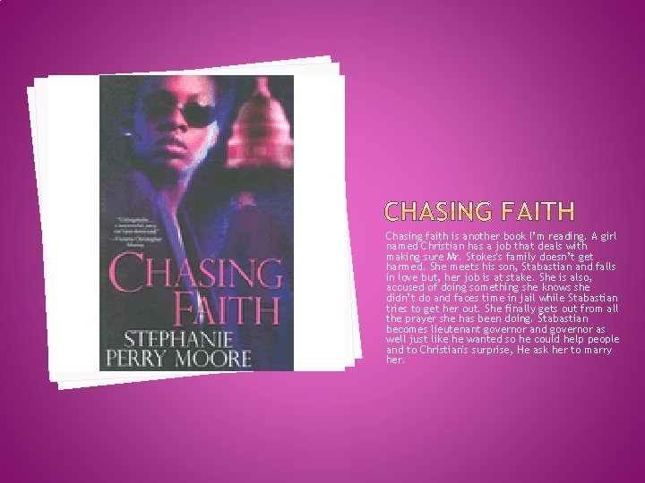 STEPHANIE PERRY MOORE By Emmani West She is